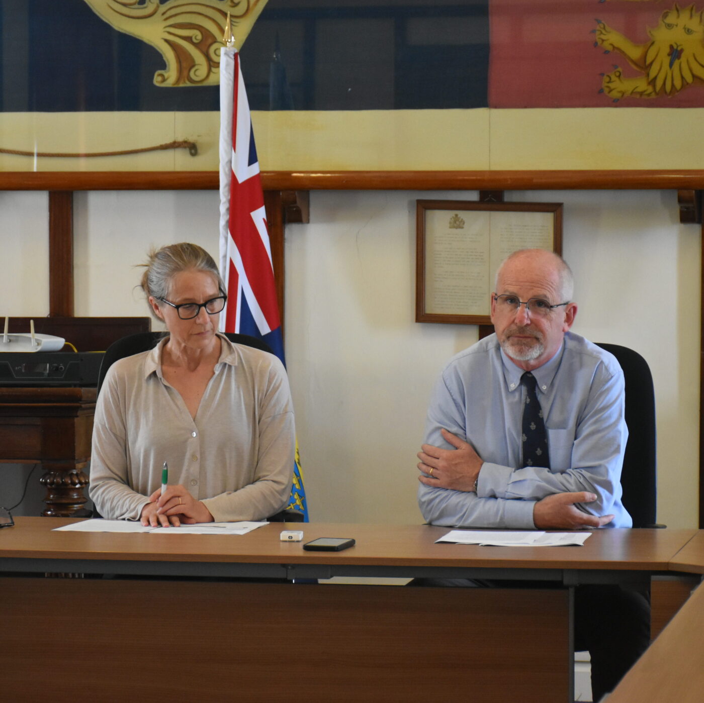 Governor and Chief Minister Deliver Radio Press Statement – St Helena